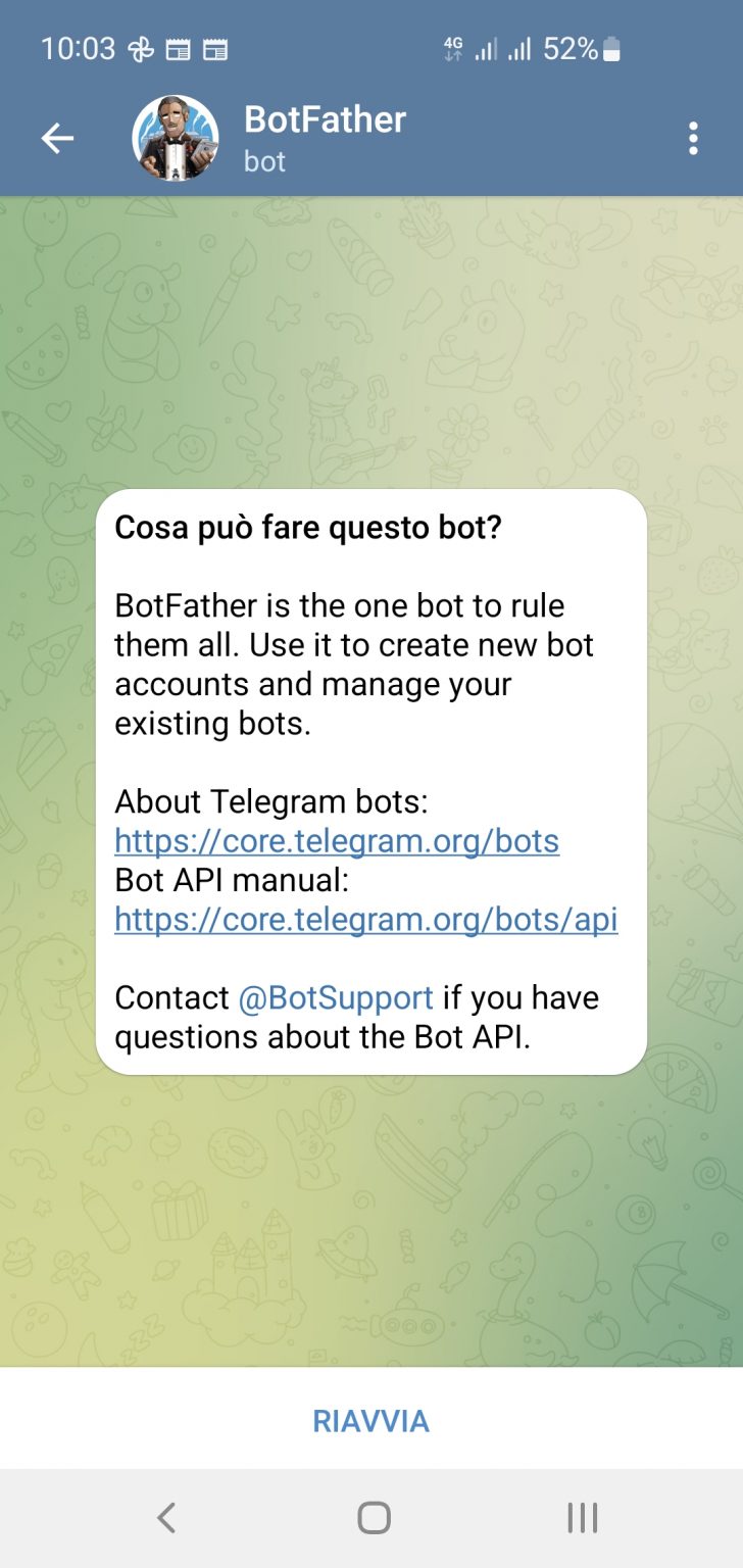 Come realizzare un bot Telegram e gestirlo con ESP32 « Quattro Dispositivi