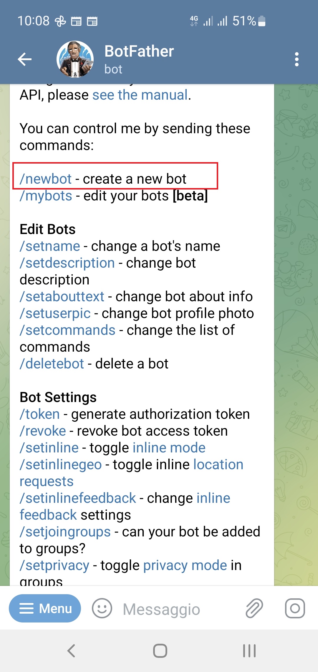 Come realizzare un bot Telegram e gestirlo con ESP32 « Quattro Dispositivi